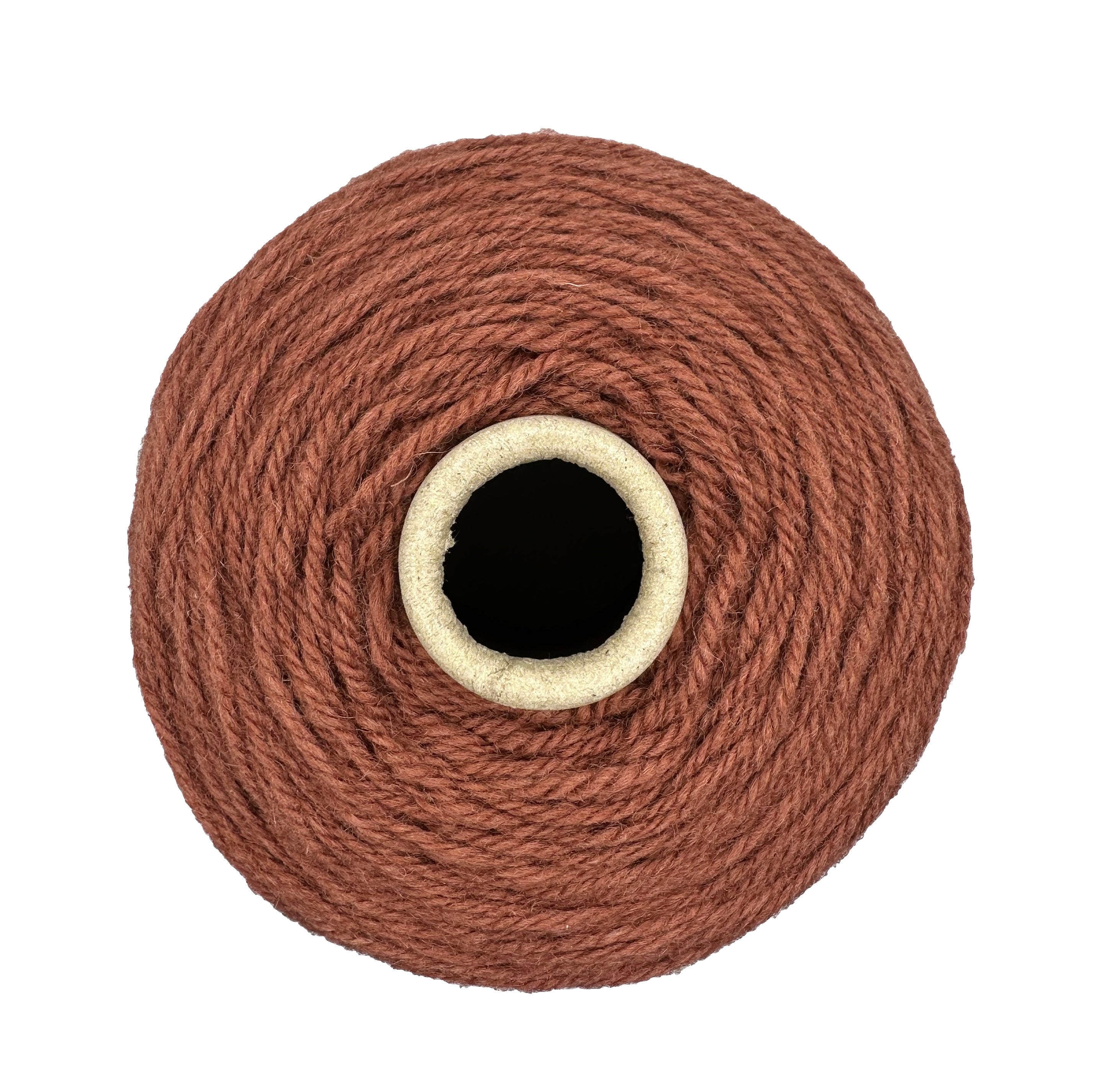 Rusty rose 100% rug wool on cone for tufting – Rug Makers Yarn