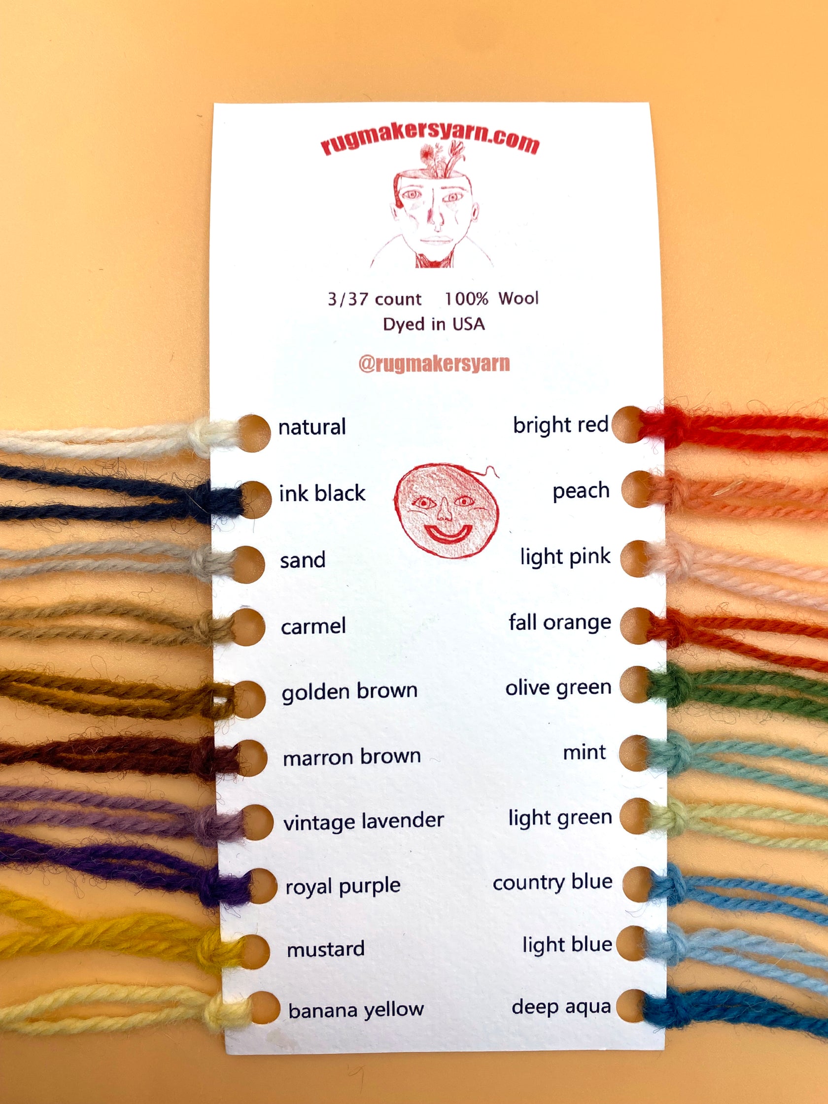 Rug Wool Yarn for Tufting and Textile art – Rug Makers Yarn